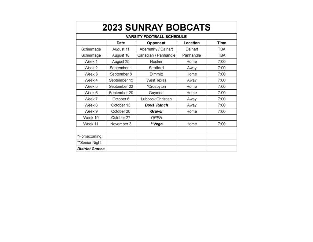 Live Feed | Sunray Collegiate ISD